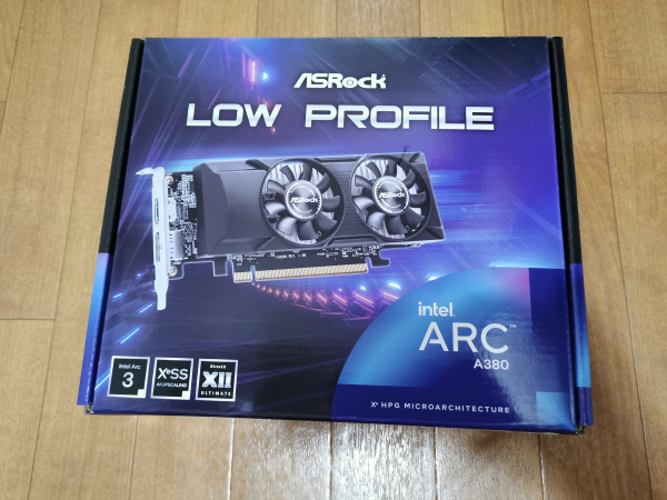 Intel Arc A380の購入レビュー！動画編集にも使えるのか？